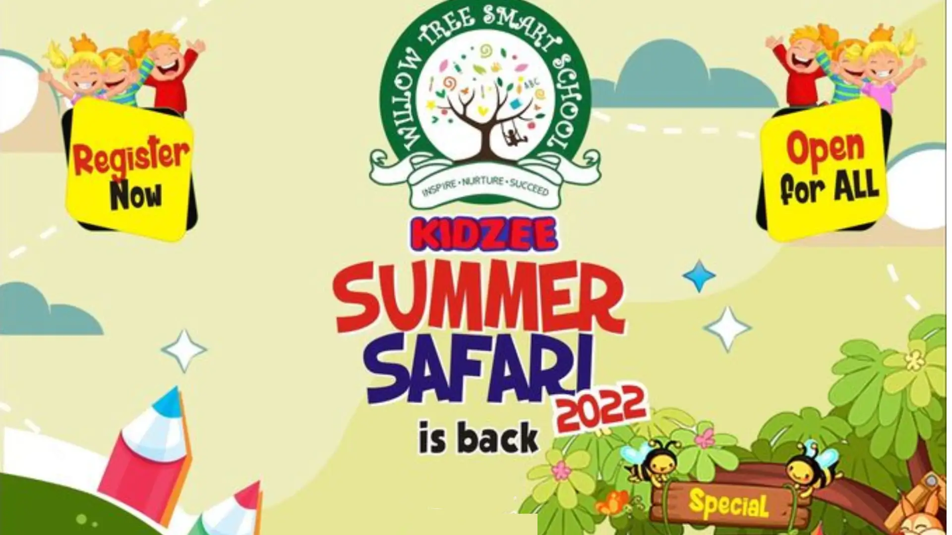 SUMMER SAFARI CAMP 2022 @ Willow Tree Smart School Kidzze